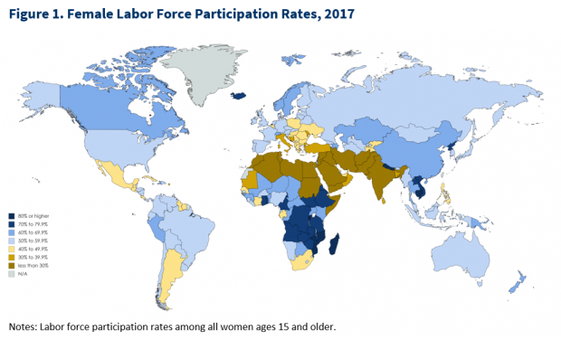 Relationship Between Female Labor Force Participation Rates and GDP ...